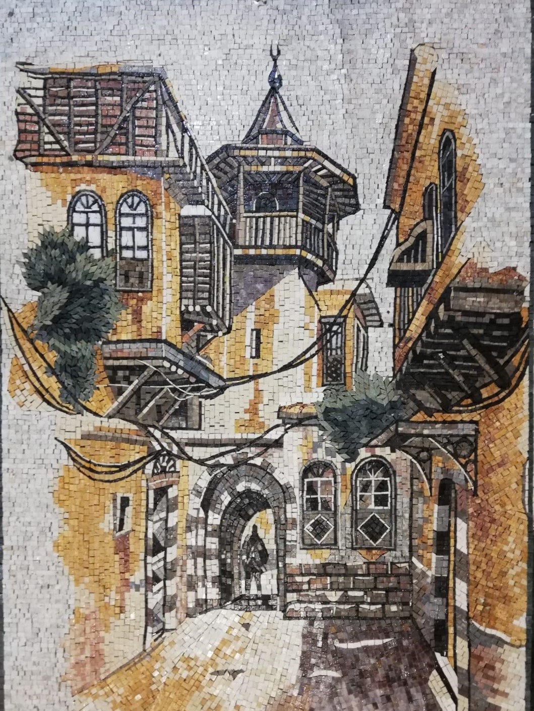 GIFT IN-KIND FOR SALE: A mosaic..Ammar Al-Shami and Syrian artisans